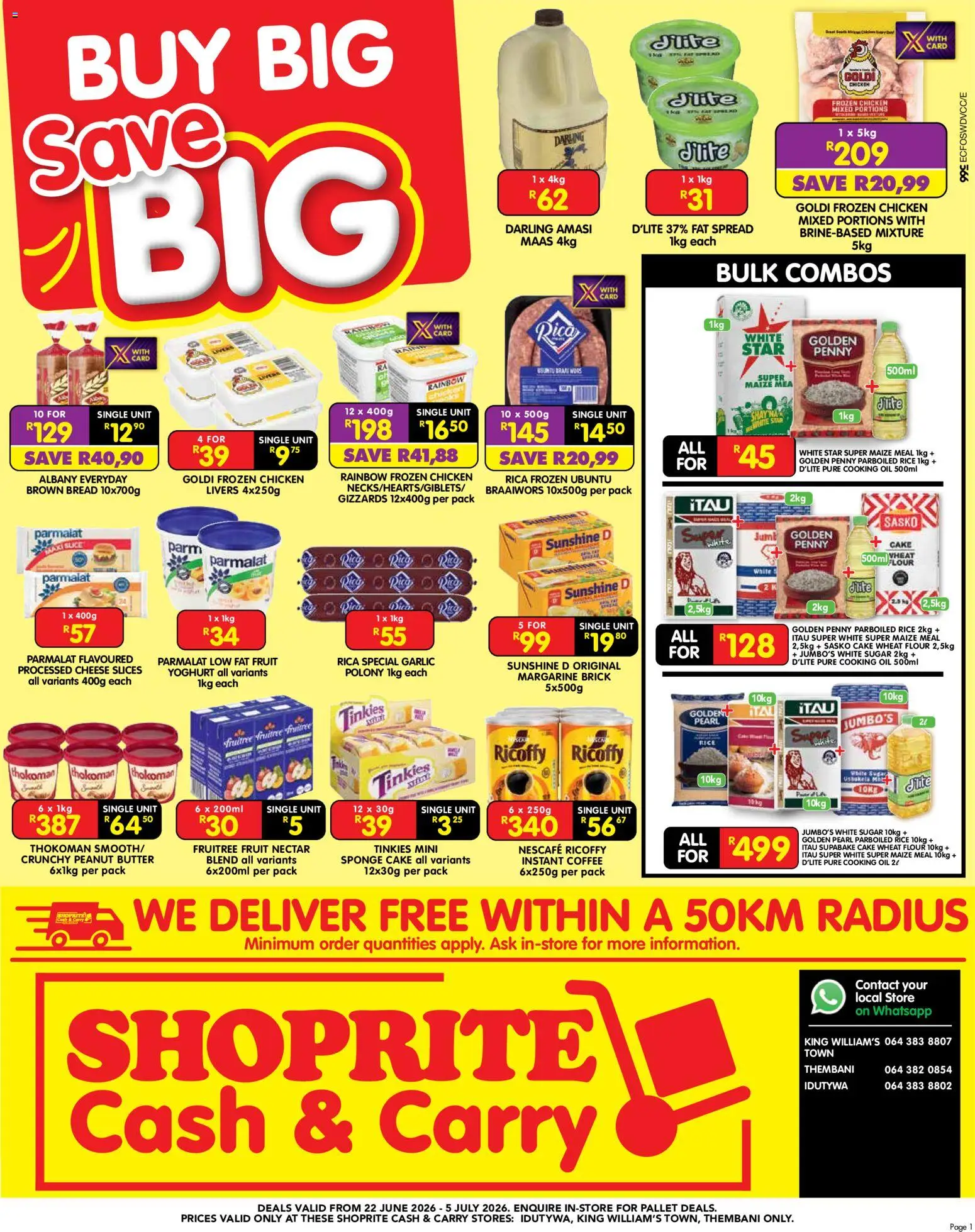 Shoprite - Eastern Cape - Cash & Carry Buy Big Save Big Exclusive 22/06 ...