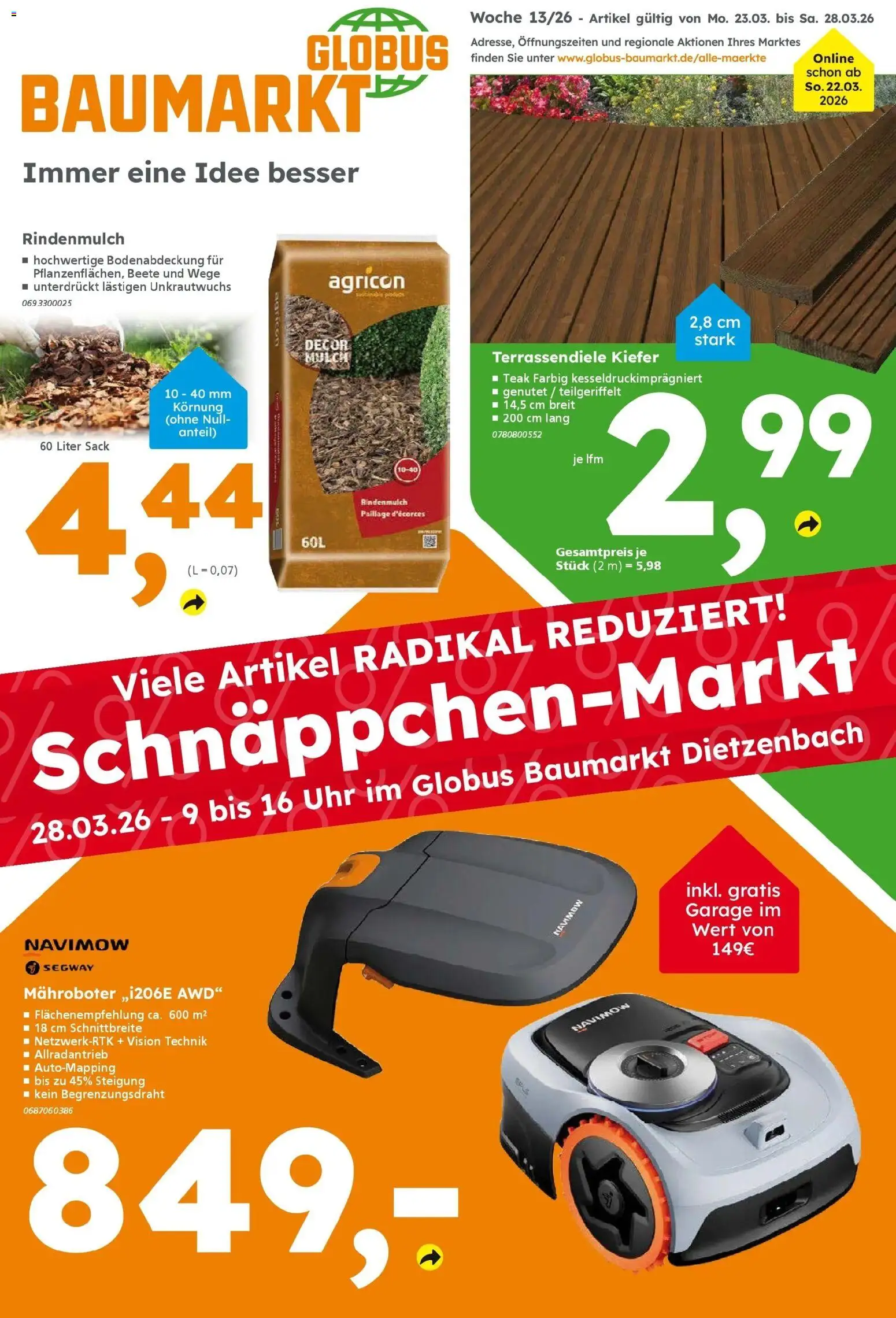 Elegantes Globus Baumarkt Prospekt Nchste Woche Ebenbild