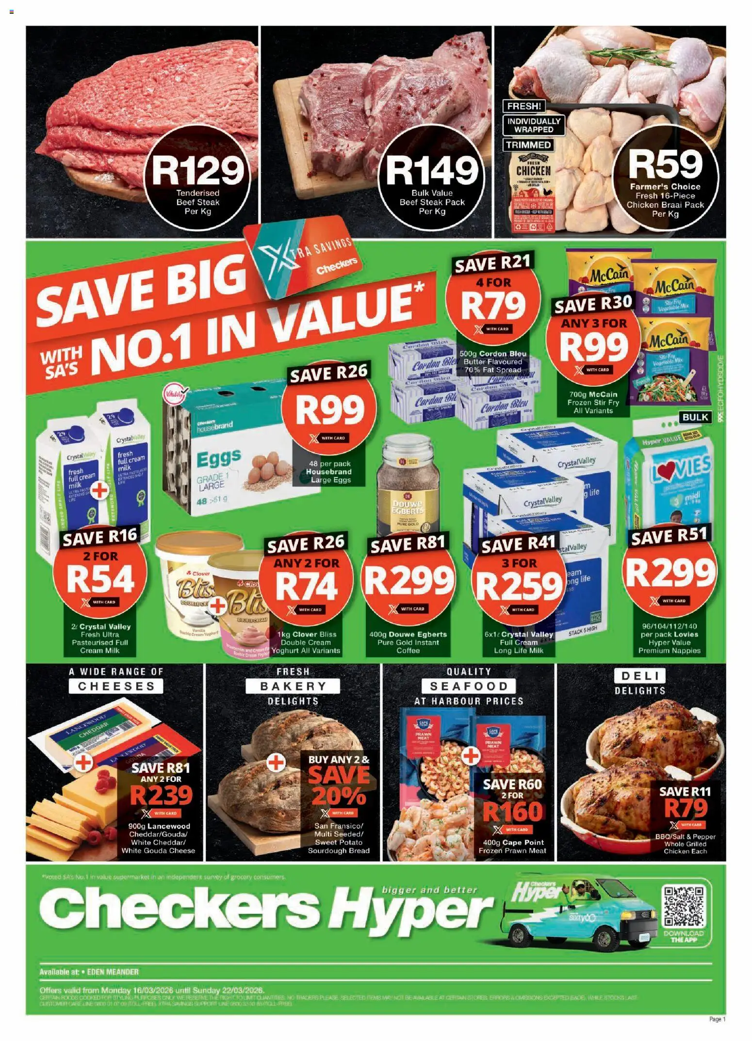 Checkers - Eastern Cape - Hyper March Mid-Month Promotion Eden Meander ...