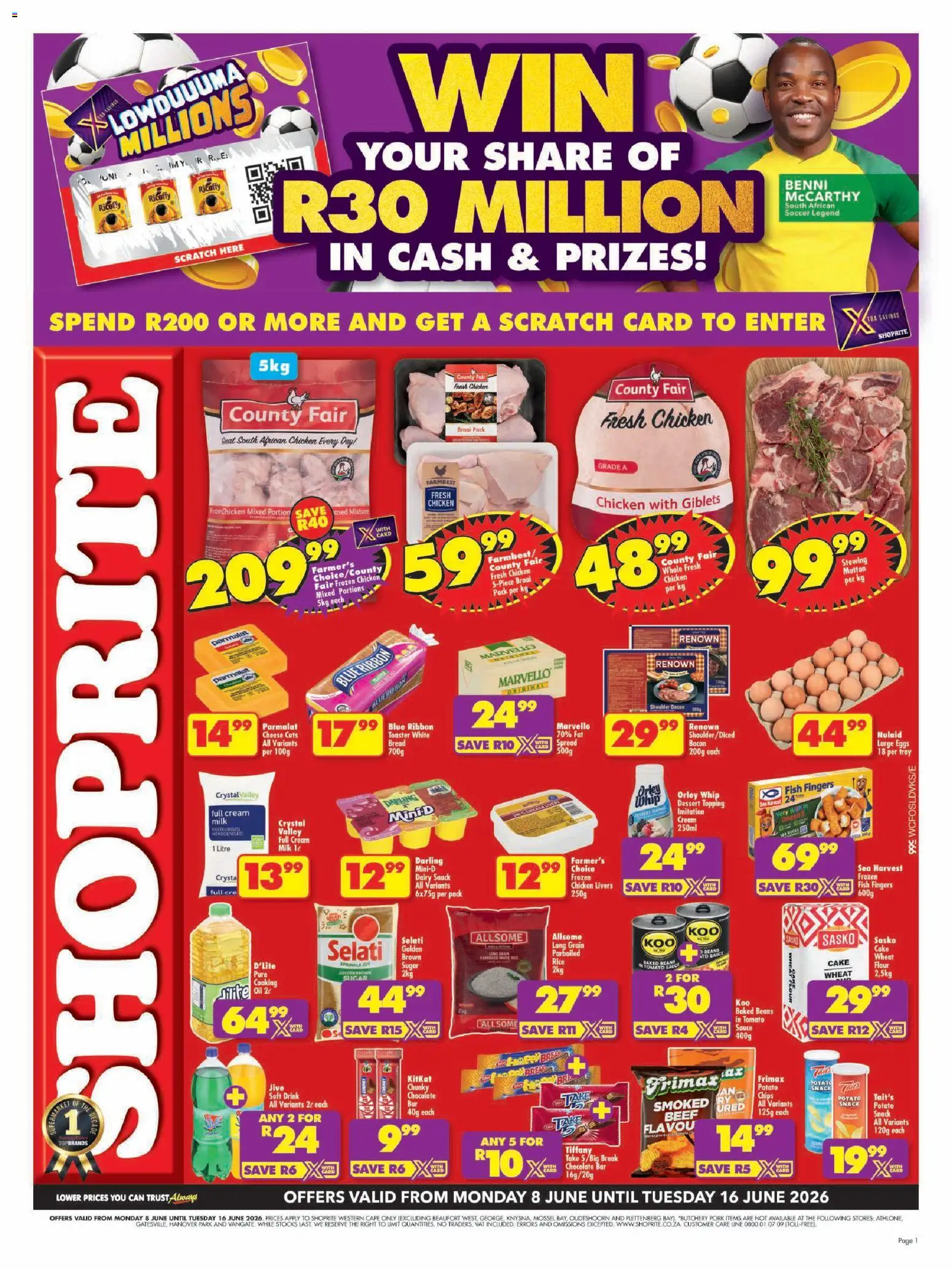 Shoprite - Western Cape - Low Price Lowduuuma 08/06 - 16/06/2026