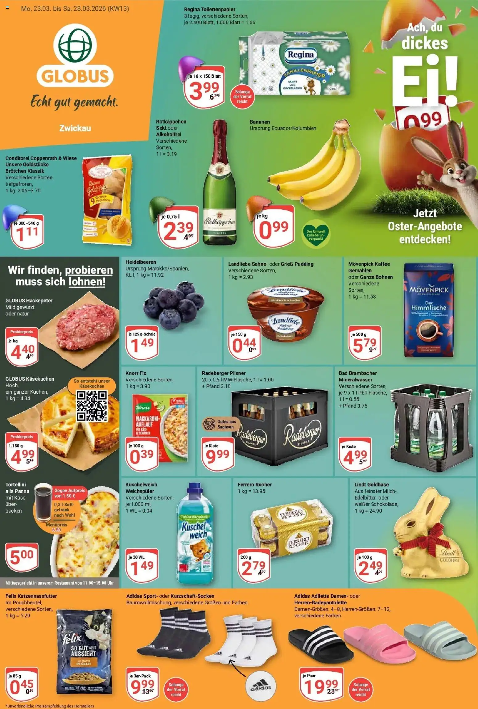 Globus Zwickau Werbung