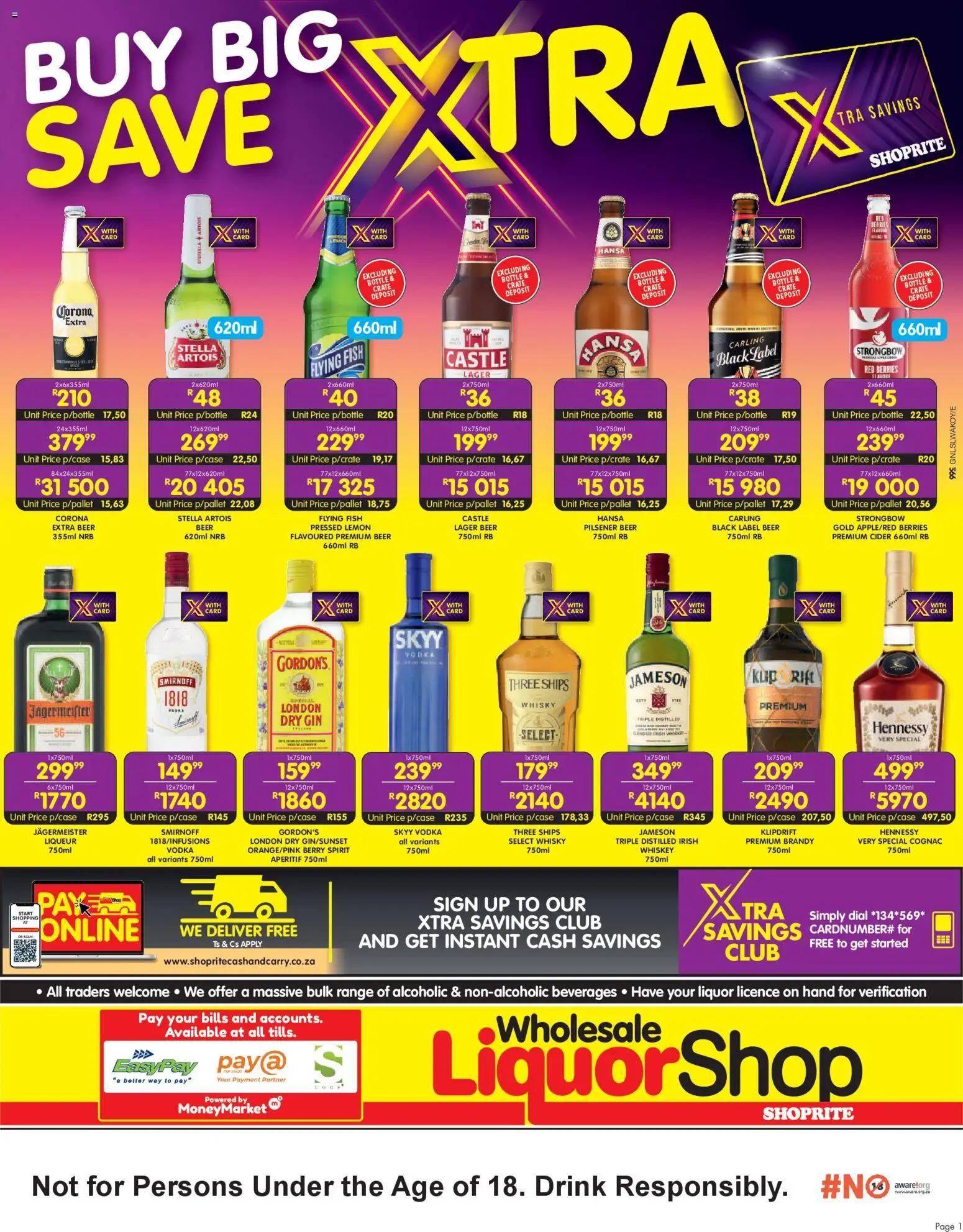 Shoprite Wholesale LiquorShop Easter Deals Selected Stores 23/03 - 06 ...