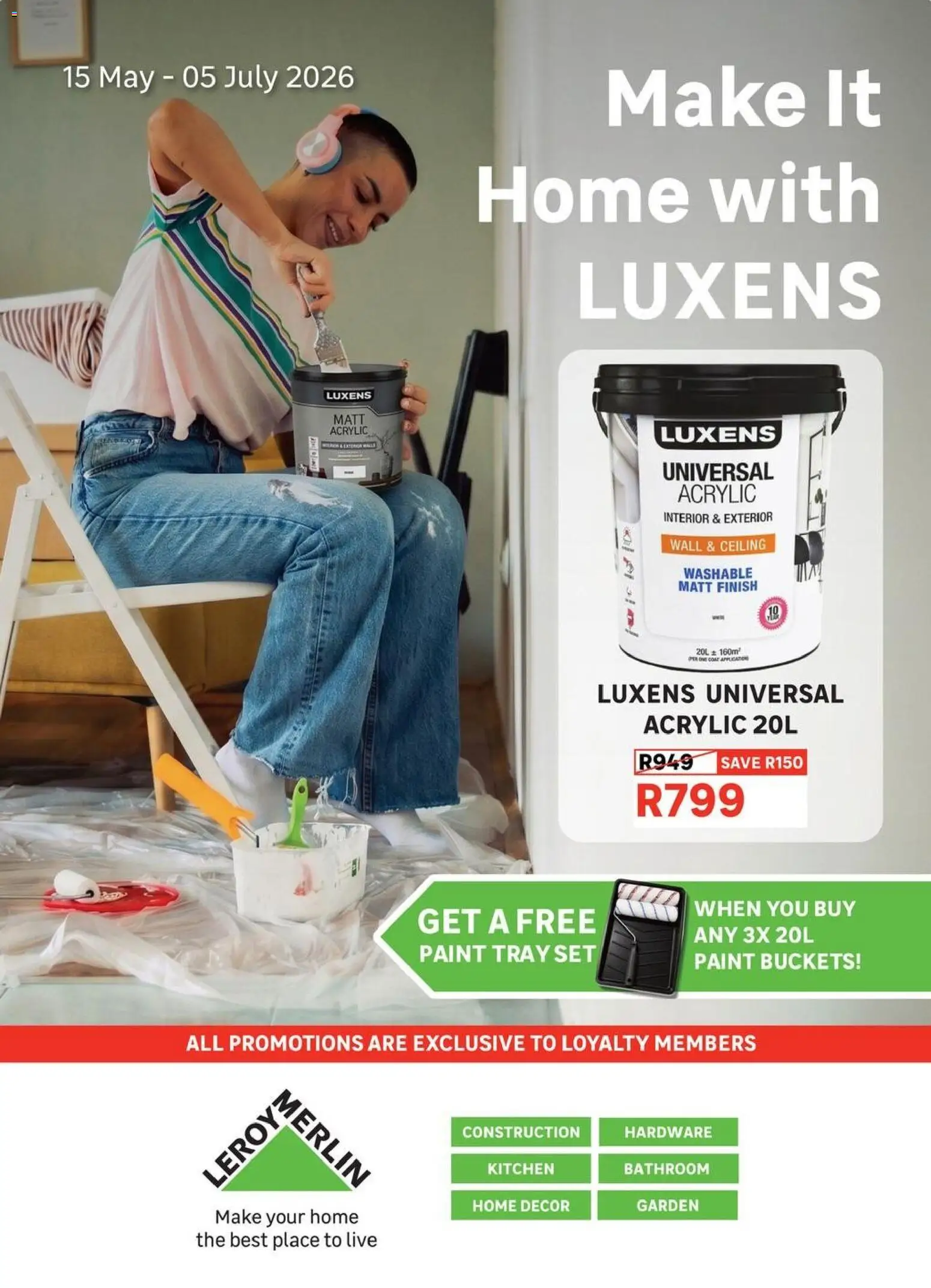 Leroy Merlin - Make it Home with Luxens from 15/05 - 05/07/2026