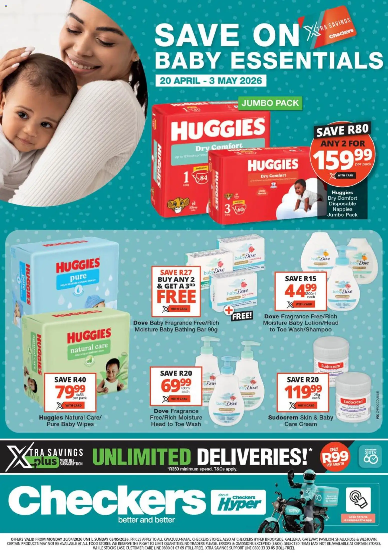 Checkers Checkers - Kwazulu Natal - Baby Promotion 20/04 - 03/05/2026