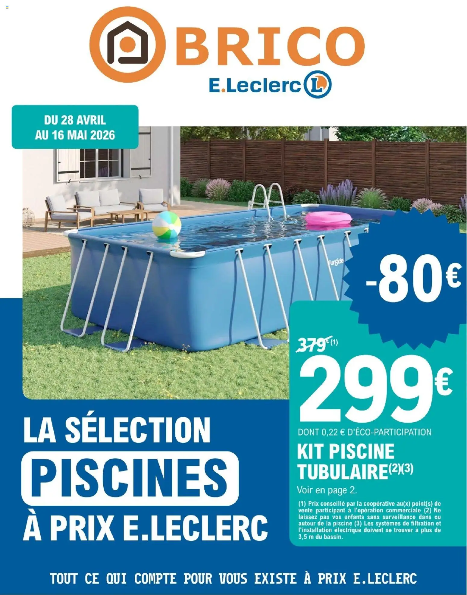 Catalogue Piscine Leclerc 2022null