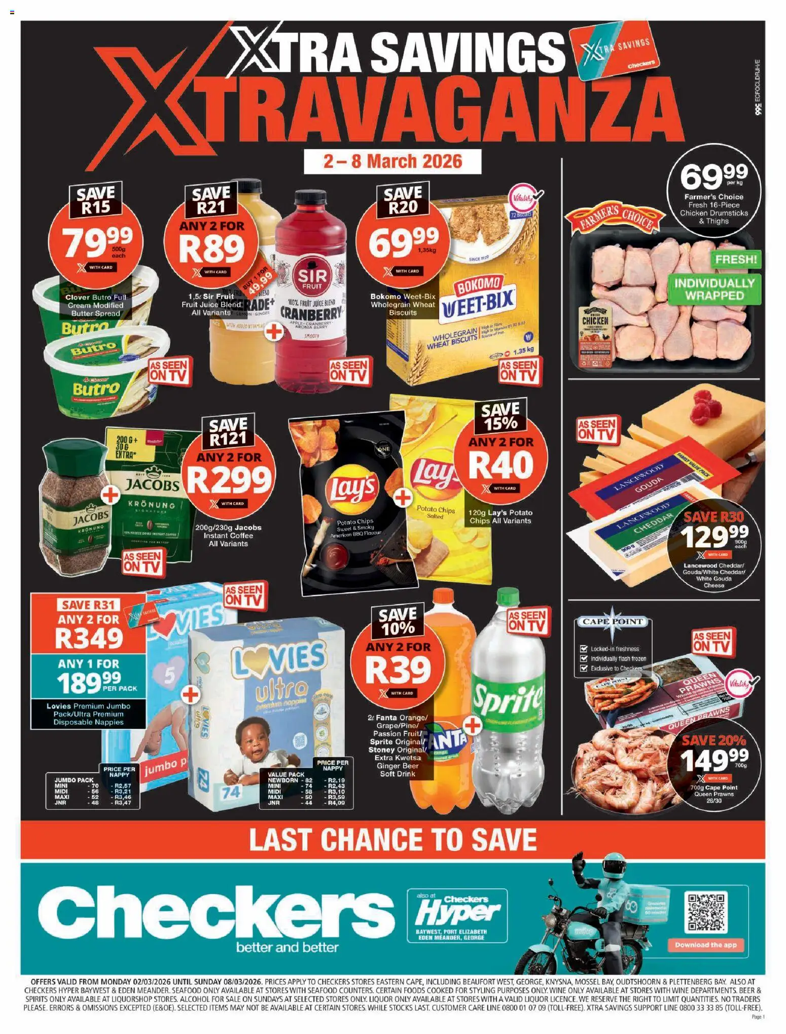 Checkers - Eastern Cape - Xtra Savings Xtravaganza Promotion 02/03 - 08 ...