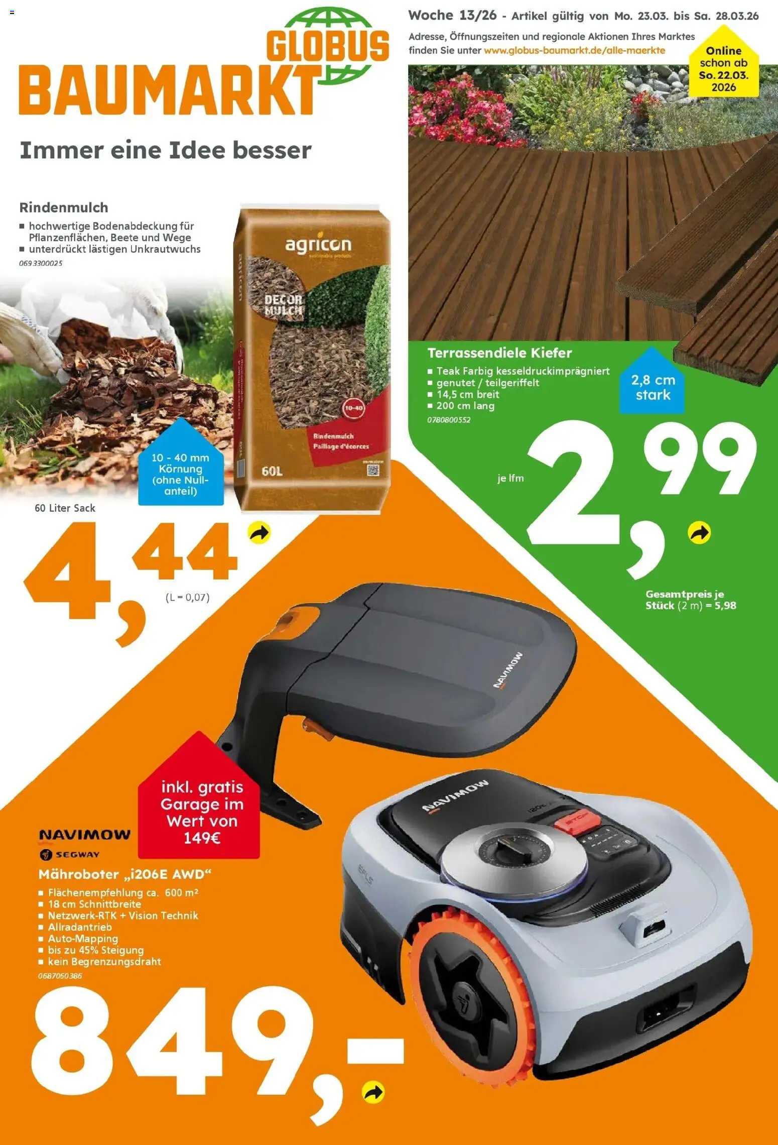Elegantes Globus Baumarkt Prospekt Nchste Woche Ebenbild