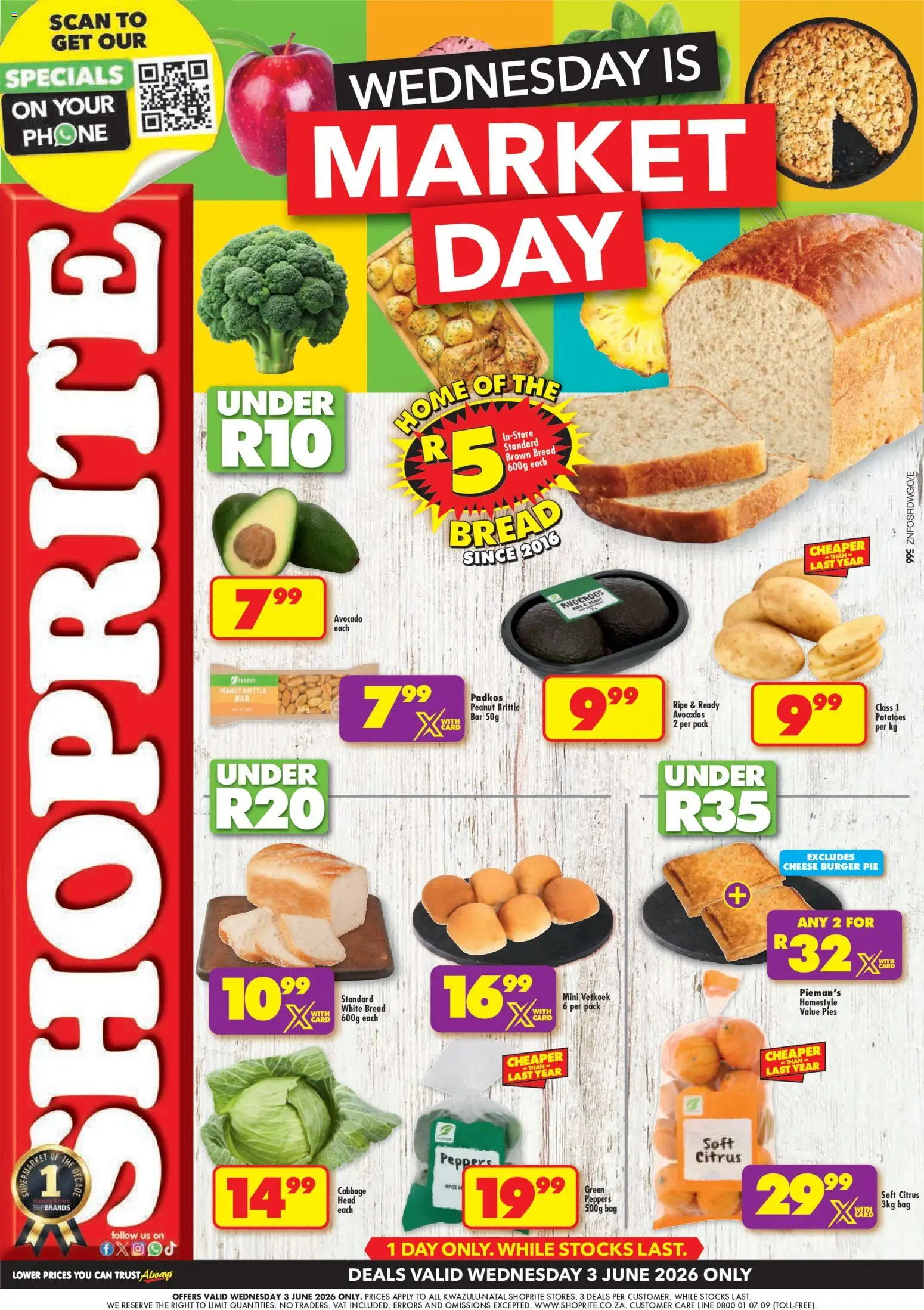 Shoprite - Kwazulu-Natal - Market Day Deals 03/06 - 03/06/2026