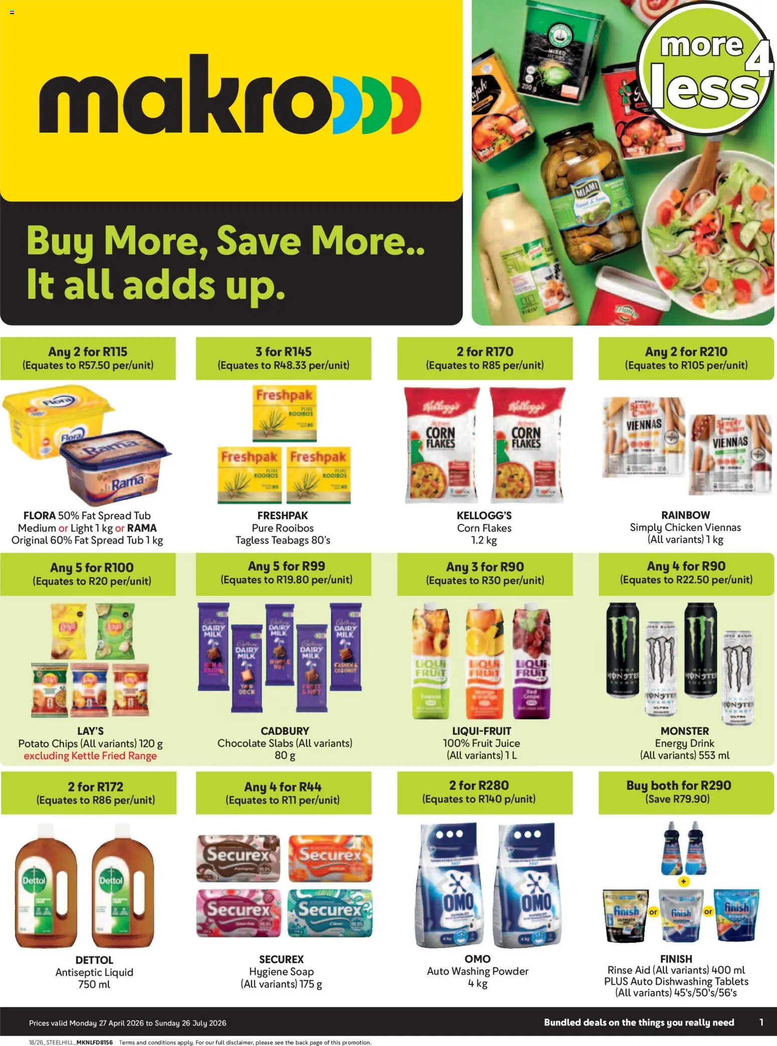 Makro - More4less from 27/04 - 26/07/2026