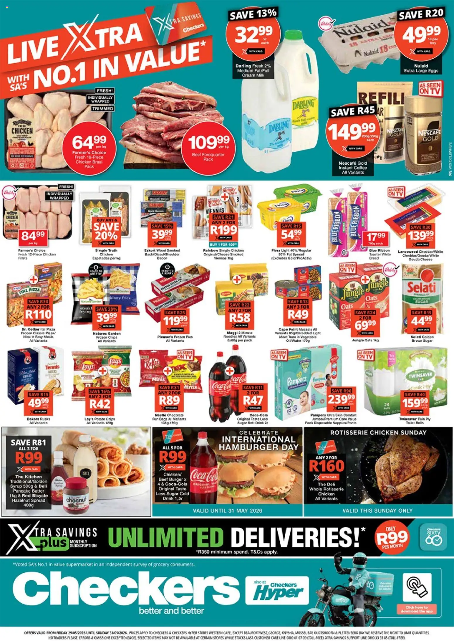 Checkers - Western Cape - Xtra Savings 29/05 - 31/05/2026