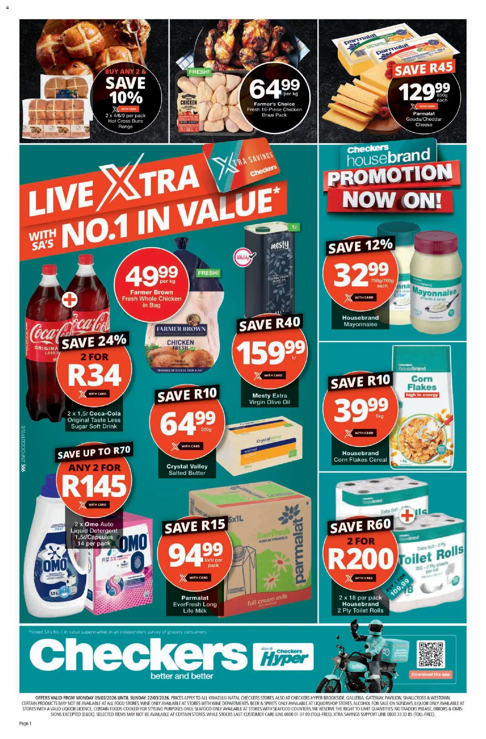 Checkers Specials 09/03 - 22/03/2026