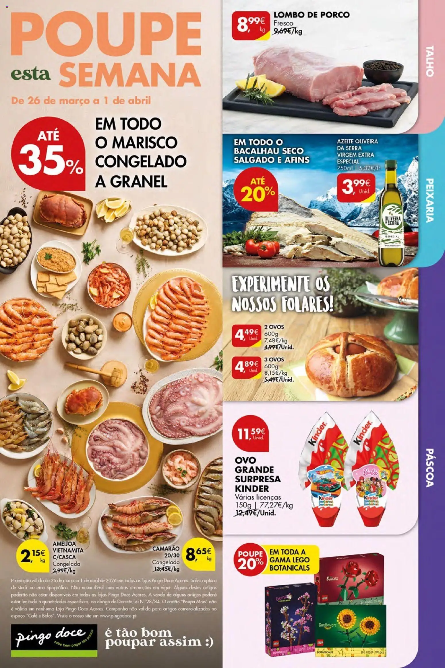 Pingo Doce Pingo Doce Poupe Esta Semana Açores de 26/03/2026 - catálogo ...