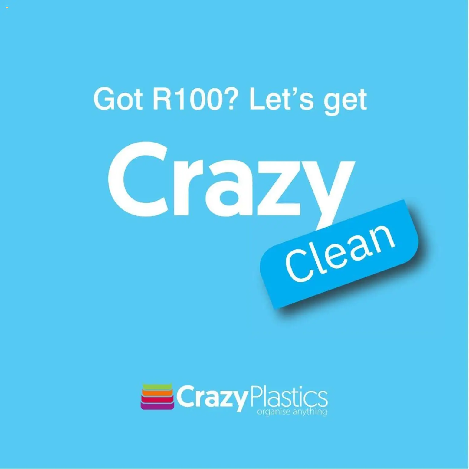 Crazy Plastics Crazy Clean from from Monday 08/06/2026