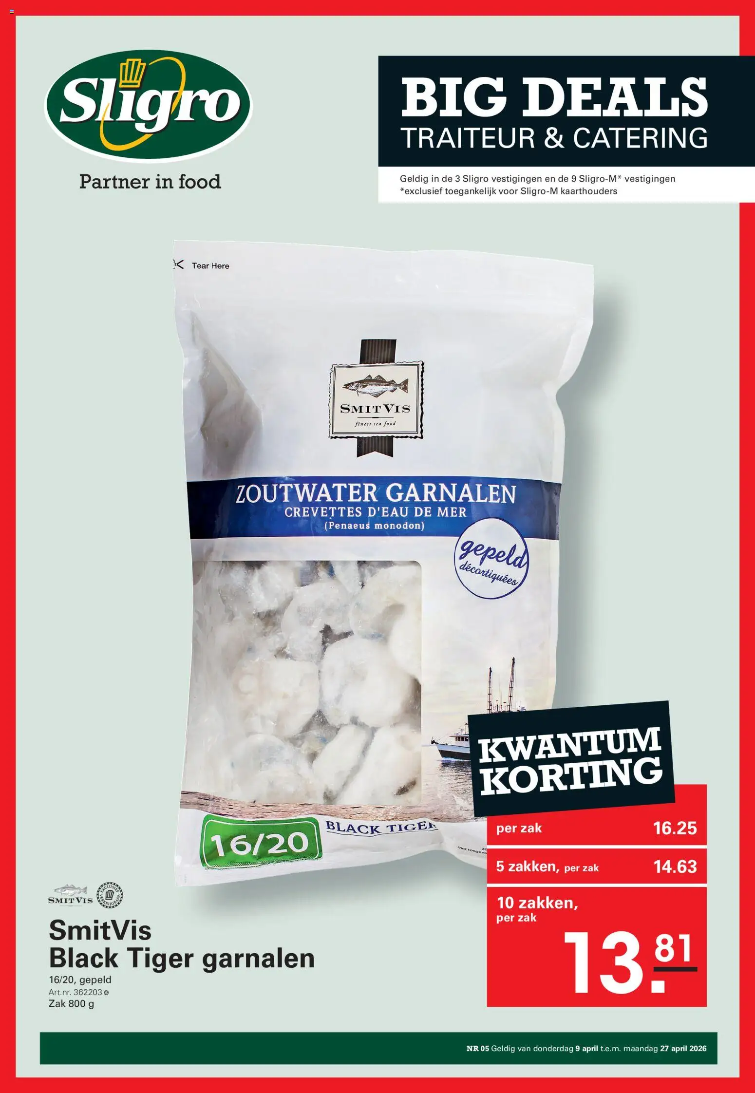 Sligro folder vanaf 09/04/2026 >> nieuwste