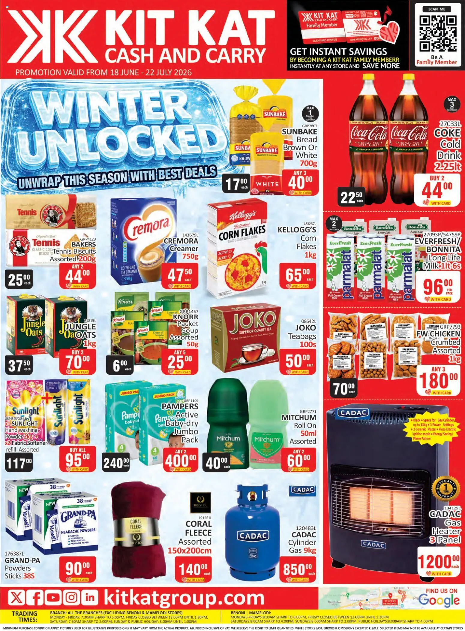 KIT KAT Cash & Carry - Winter Unlocked Deals from 18/06 - 22/07/2026